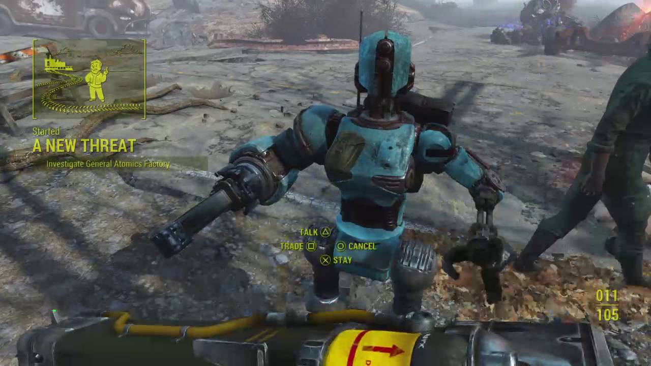 [PS4]Fallout 4 Survival Mode - Robots, Fog And Raiders *9 - YouTube