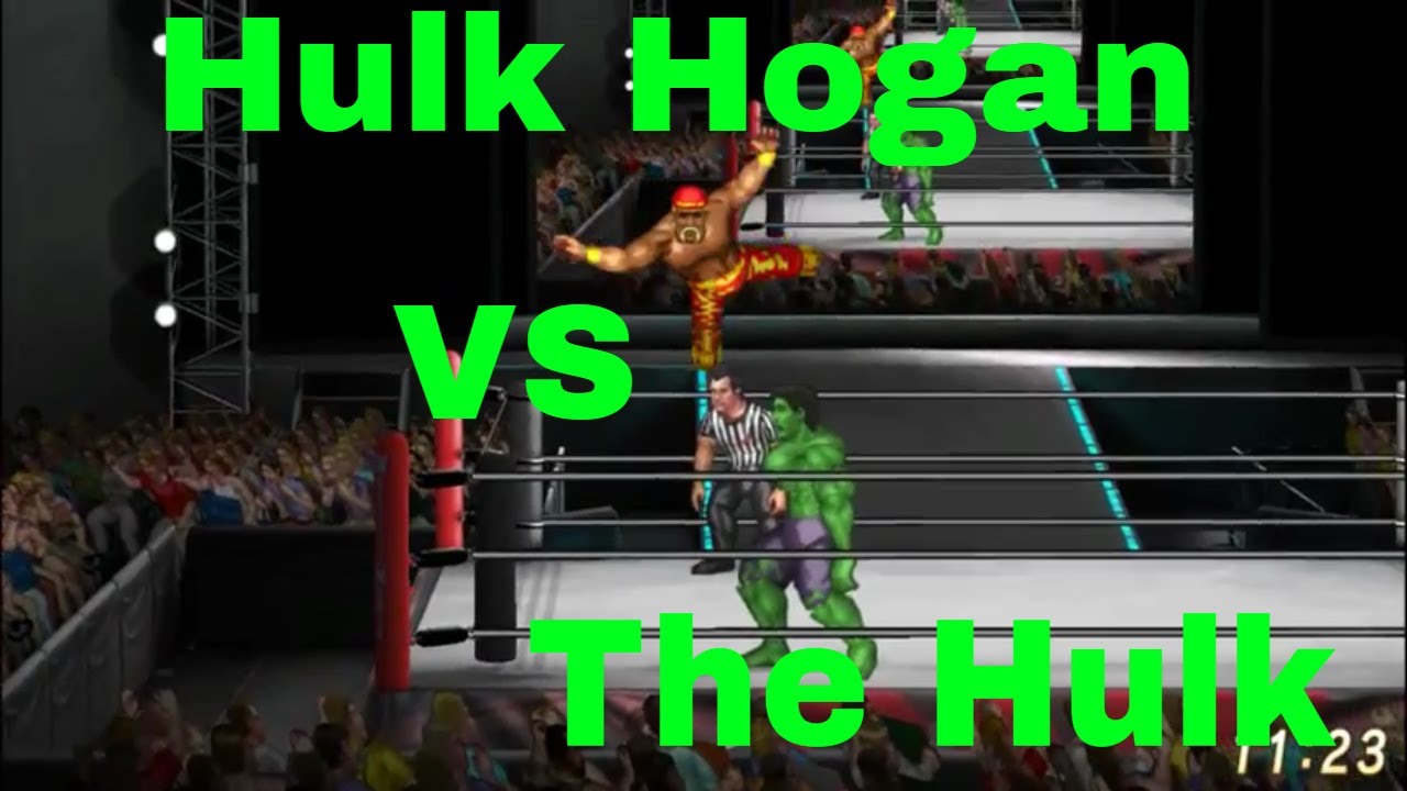 Hulk Hogan vs The Hulk Fire Pro Wrestling World - YouTube