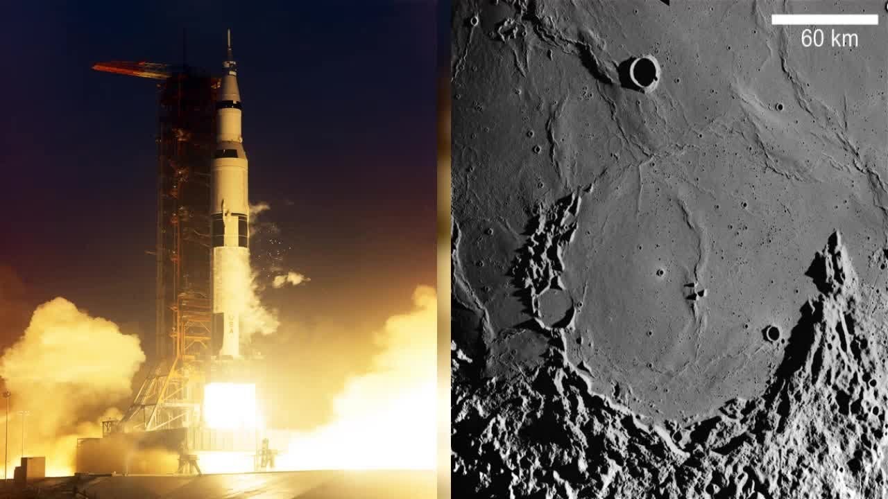 Apollo 12 lifts off - NOVEMBER 14 1969 - YouTube