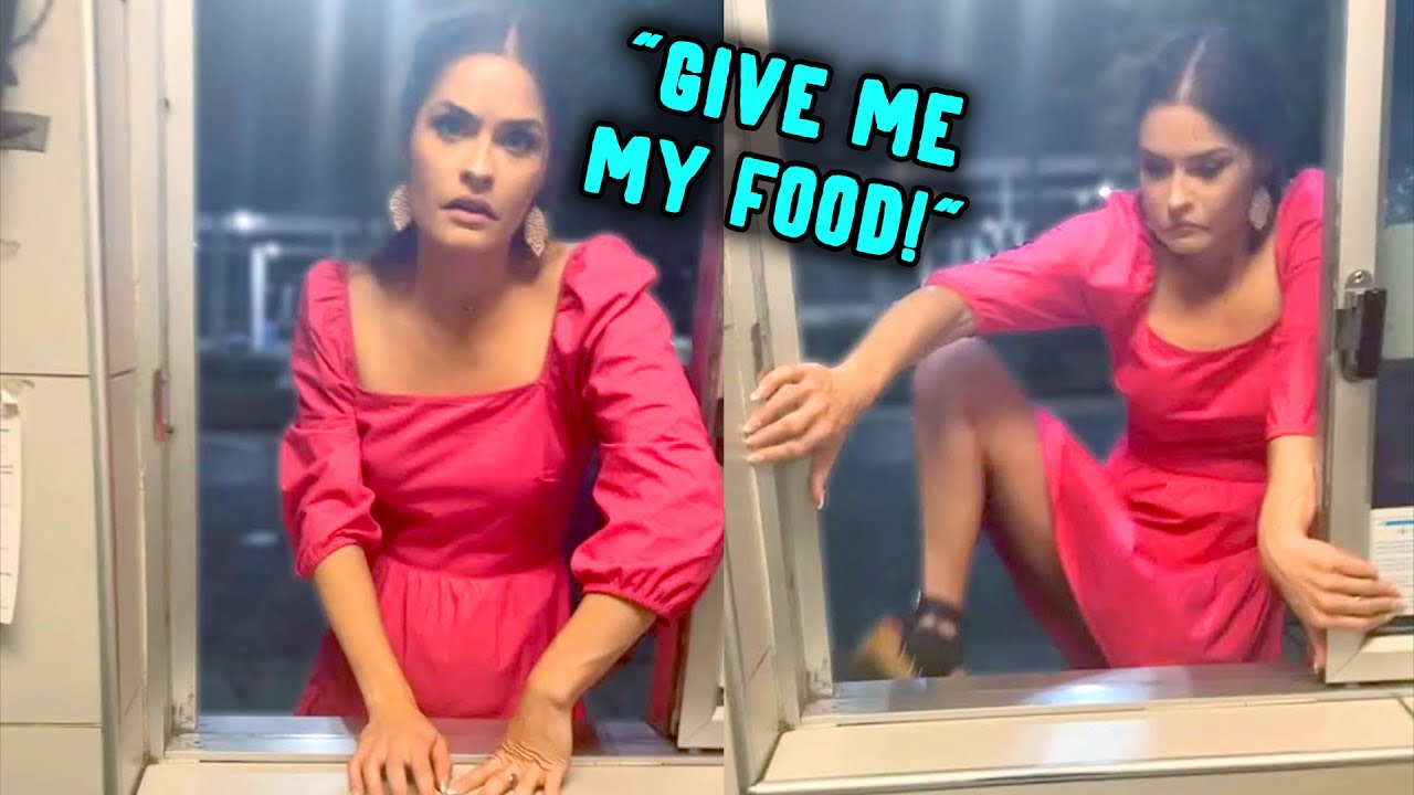 Entitled Drive Thru Customers Go Crazy After THIS - YouTube