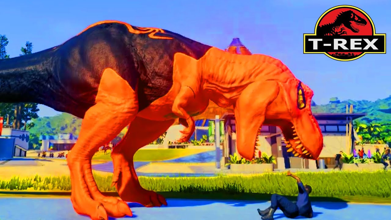 🔴hunting Dinosaurs Jurassic World Evolution 2 Mosasaurus T Rex Kingkong Giganotosaurus