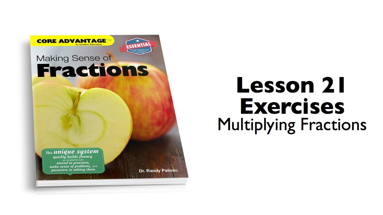 Fractions 21 Exercises – Multiplying Fractions | Math Fluency - YouTube