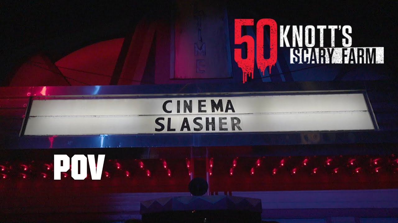Knott's Scary Farm 50th Anniversary | Cinema Slasher Maze POV 2023 ...