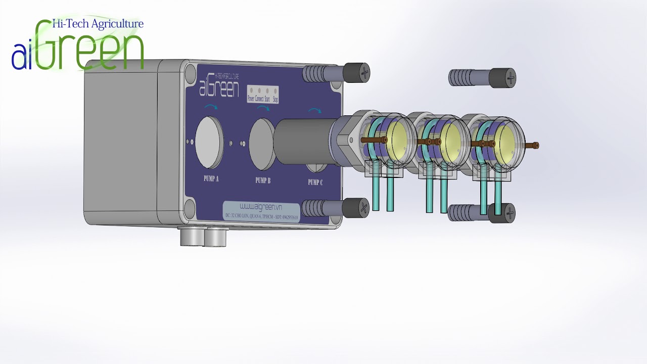 AIGREEN Nutrient Doser ( Bộ châm phân tự động AIGREEN ) - YouTube