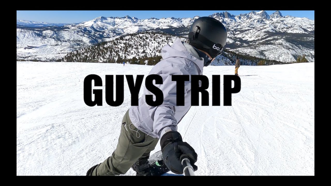 Snowboarding and Winter Camping GUYS TRIP - YouTube