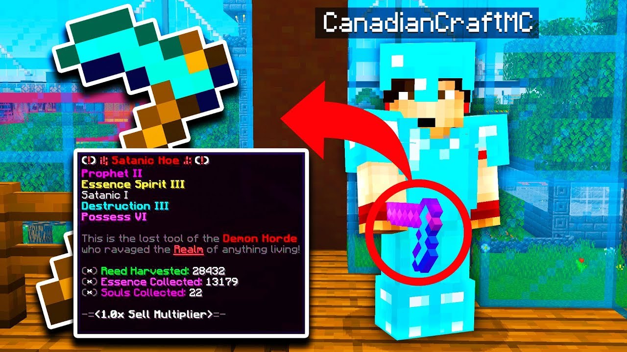 UPGRADING our *OP* SATANIC tool in Minecraft FACTIONS (VanityMC ...