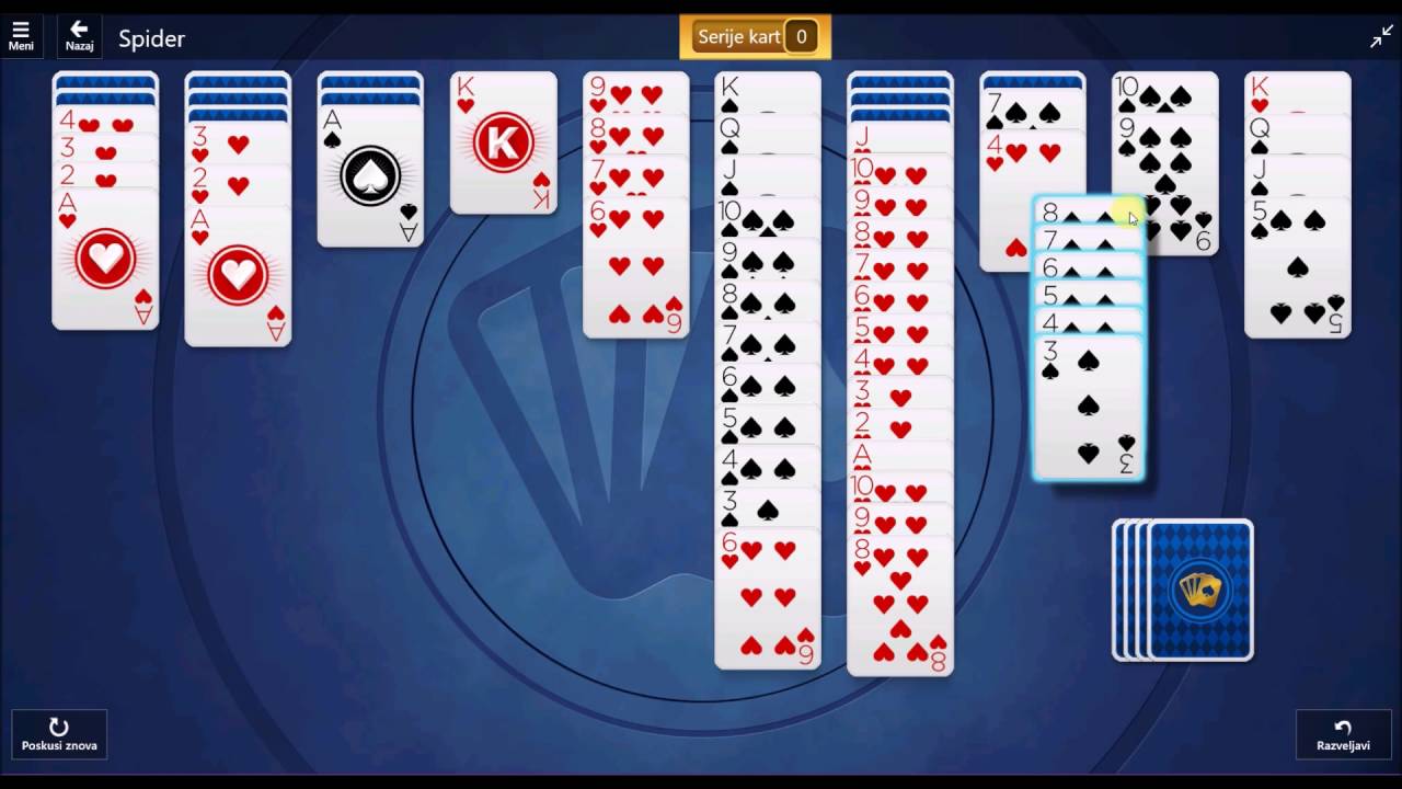Microsoft Solitaire Collection - Spider September 30 2016 - YouTube