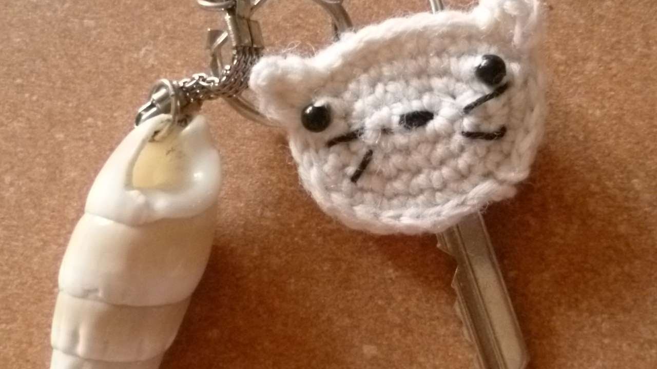 How To Make Cat Key Cover Crochet - DIY Style Tutorial - Guidecentral ...