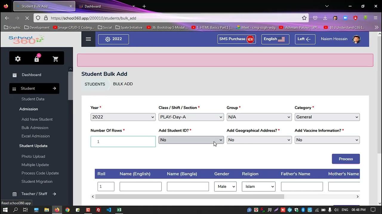 How to enroll and update students - YouTube
