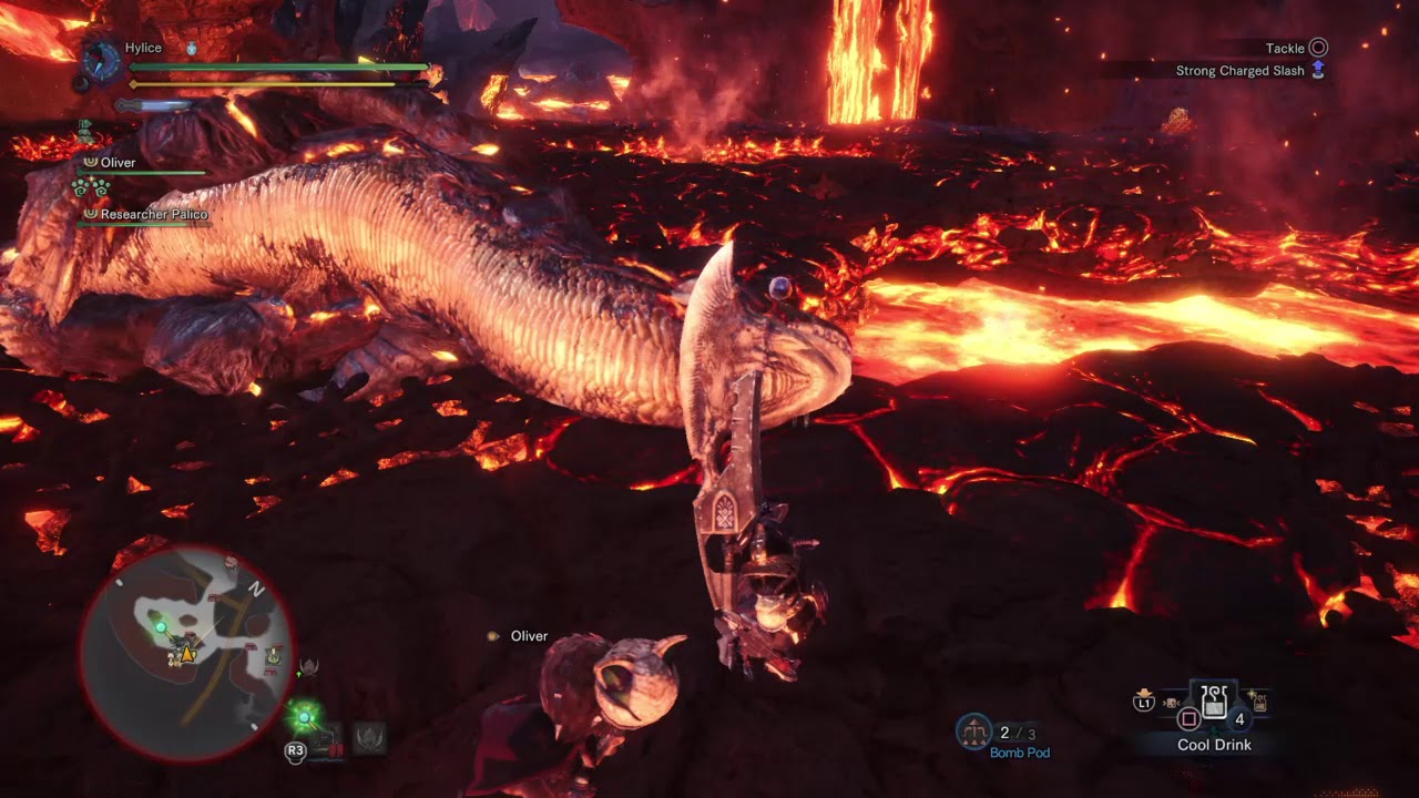 Lavasioth - feel the bash - Monster Hunter World - YouTube