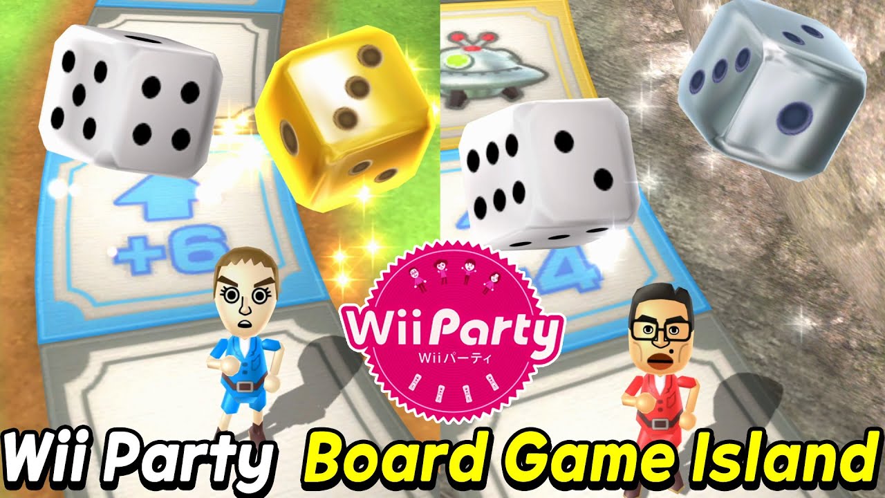 Wii Party Board Game Island gameplay Paul vs Shouta vs Nick vs Tomoko ...
