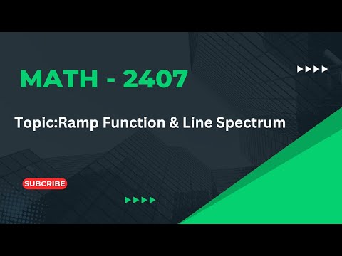 Ramp Function & Line Function - YouTube
