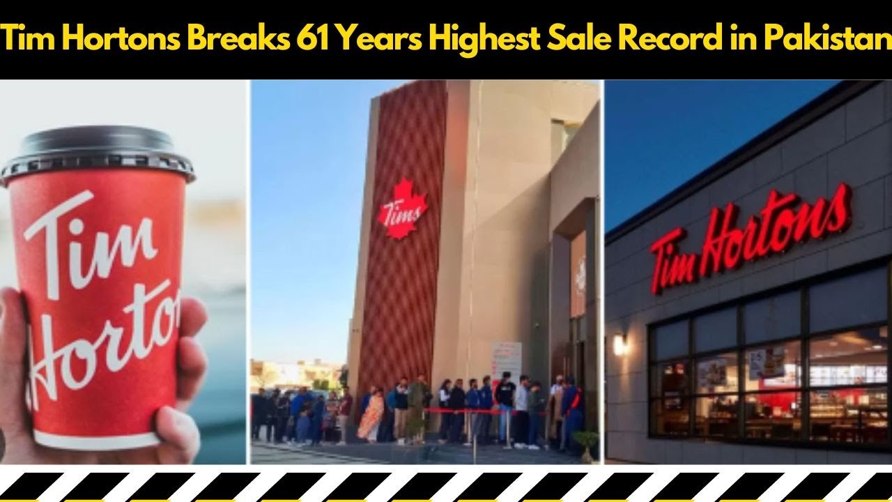 Tim Hortons Pakistan Breaks 61 Year Sale Record & Pakistan Economy ...