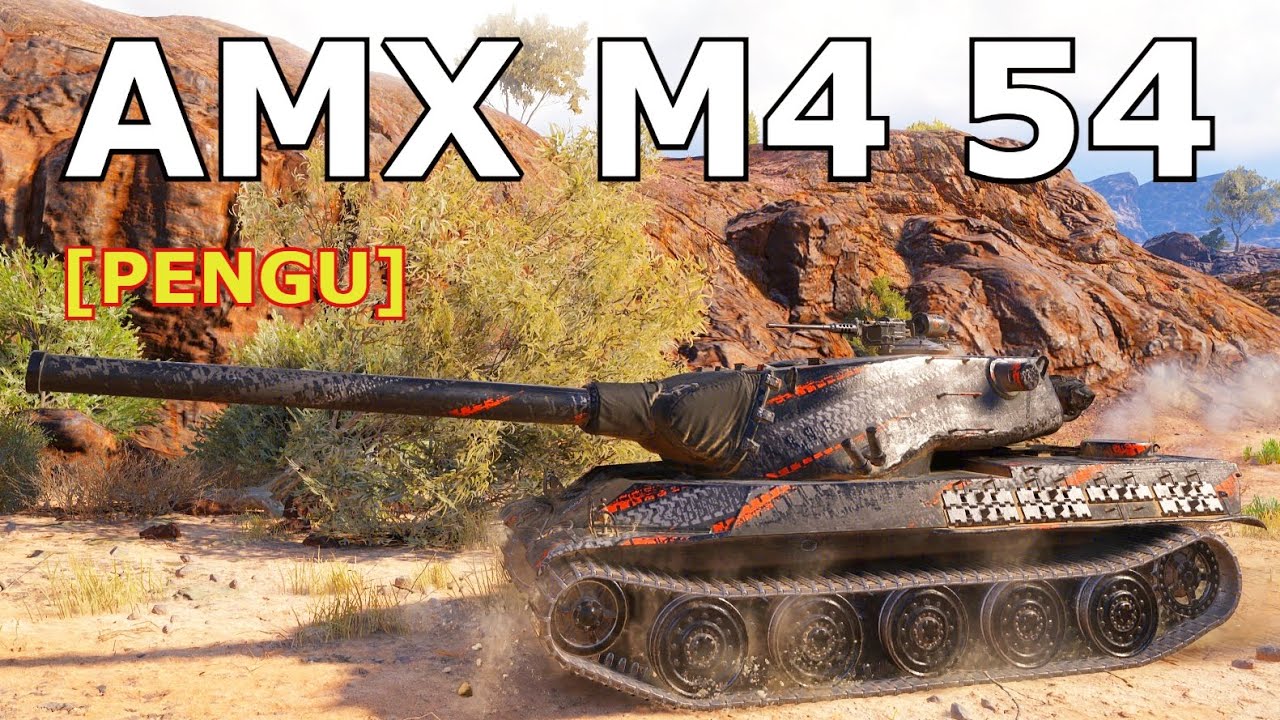 World of Tanks AMX M4 mle. 54 - 6 Kills 10,8K Damage - YouTube