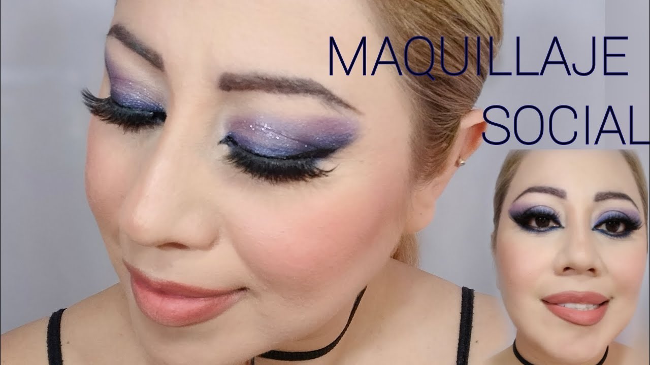 MAQUILLAJE SOCIAL DE NOCHE TUTORIAL @maquillaje.celia.makeup #makeup # ...