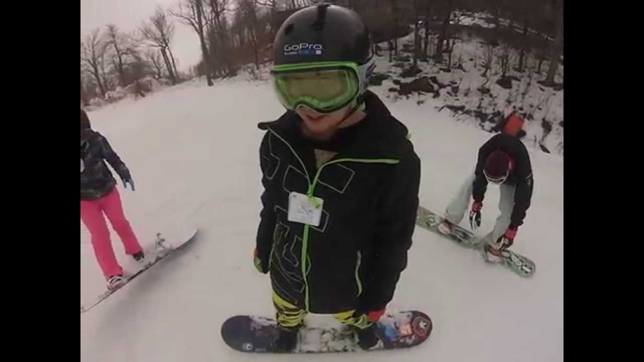 Snowboarding 360 swivel mount 2:9:2015 - YouTube