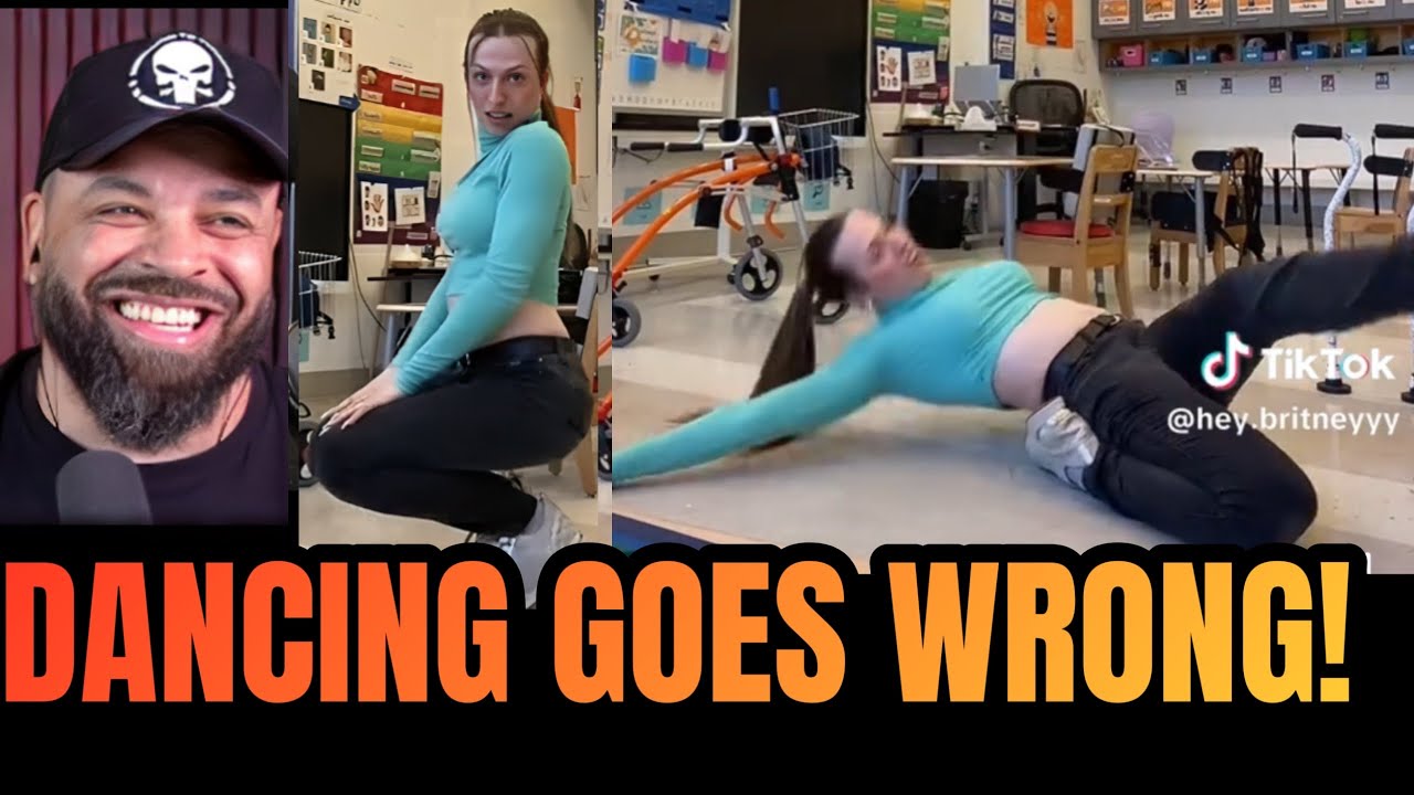 Trans teacher dances and almost breaks his leg in elementary school ...