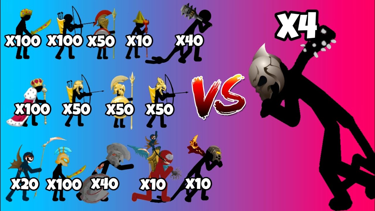 All Stick Figures vs Final Boss - Stick War Legacy - YouTube