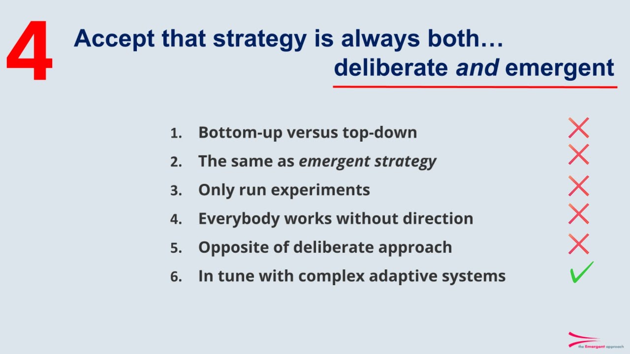 All Strategy is Deliberate and Emergent - YouTube