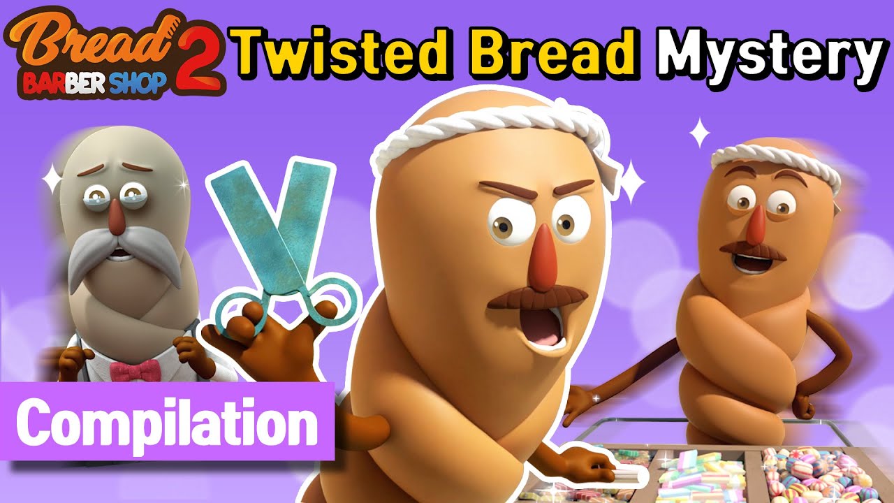BreadBarbershop | The Mysterious Twisted Bread | english/animation ...