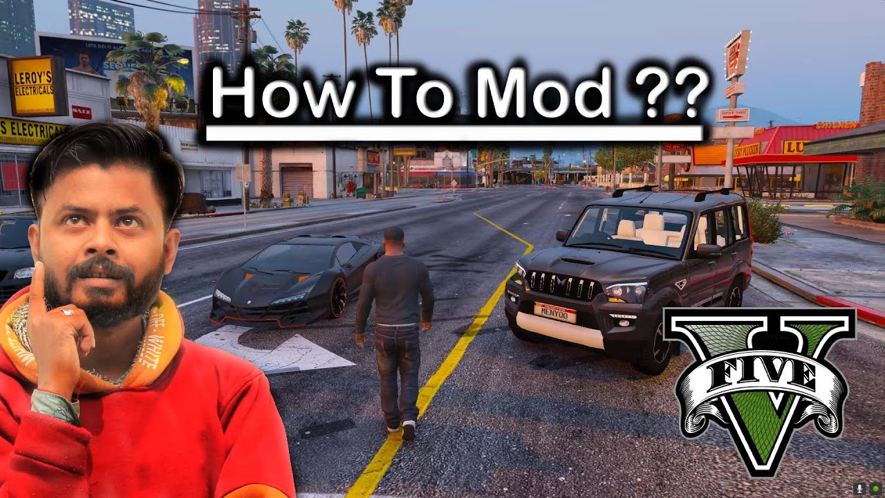 How to Mod GTA 5 Create mod Folder and add Cars - YouTube