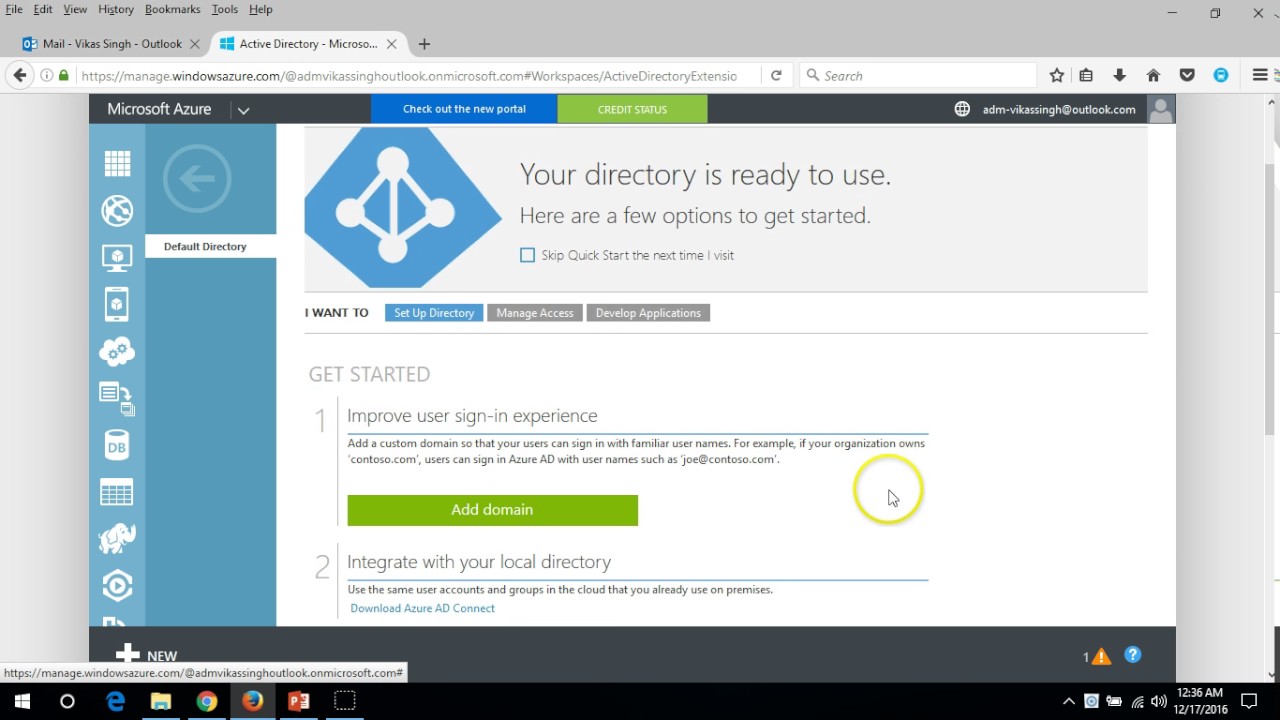 Welcome to Windows Azure Step By Step Tutorial - YouTube