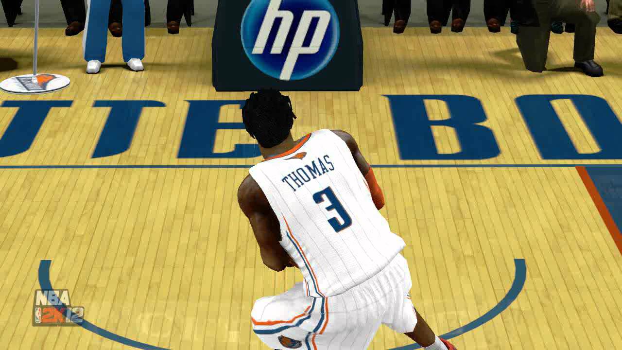 NBA 2k12: My Player power dunk on a fastbreak - YouTube