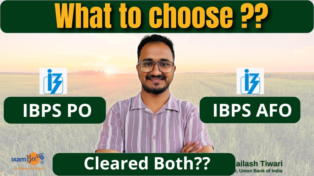 Cleared IBPS AFO & IBPS PO !! Now what to Choose?? Postings & Other ...