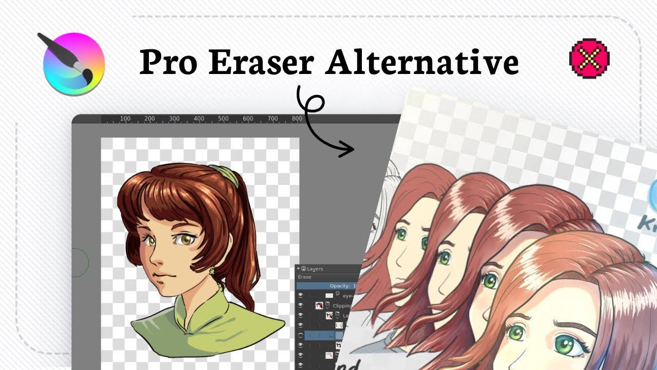 How to mask in Krita (Non-Destructive Edits) - YouTube