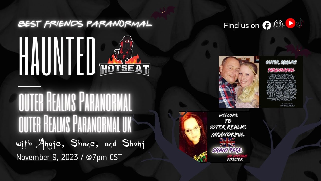 Welcome Shane and Angie McLain, and Shani Page (Outer Realms Paranormal US & UK - YouTube