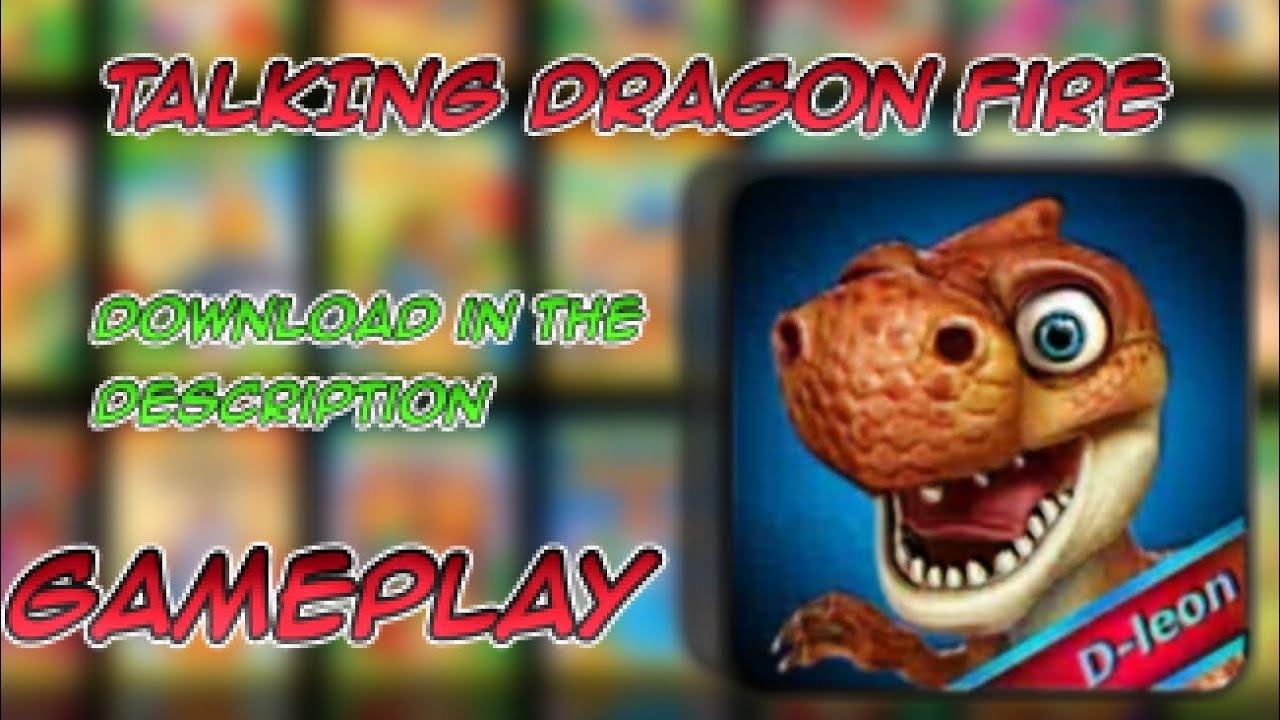 TALKING DRAGON FIRE GAMEPLAY!(game by crazy big) - YouTube