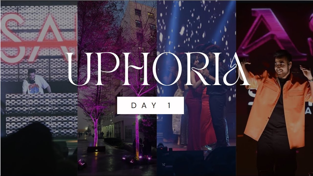 🔥 UPHORIA 2025 | Bennett University’s Ultimate College Fest | Day 1 Highlights 🎶 - YouTube