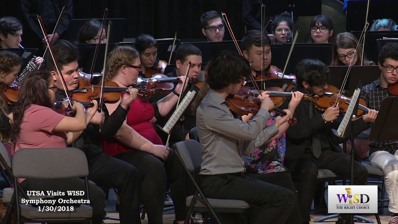 UTSA Symphony Orchestra Visits WISD-January 30, 2018 - YouTube