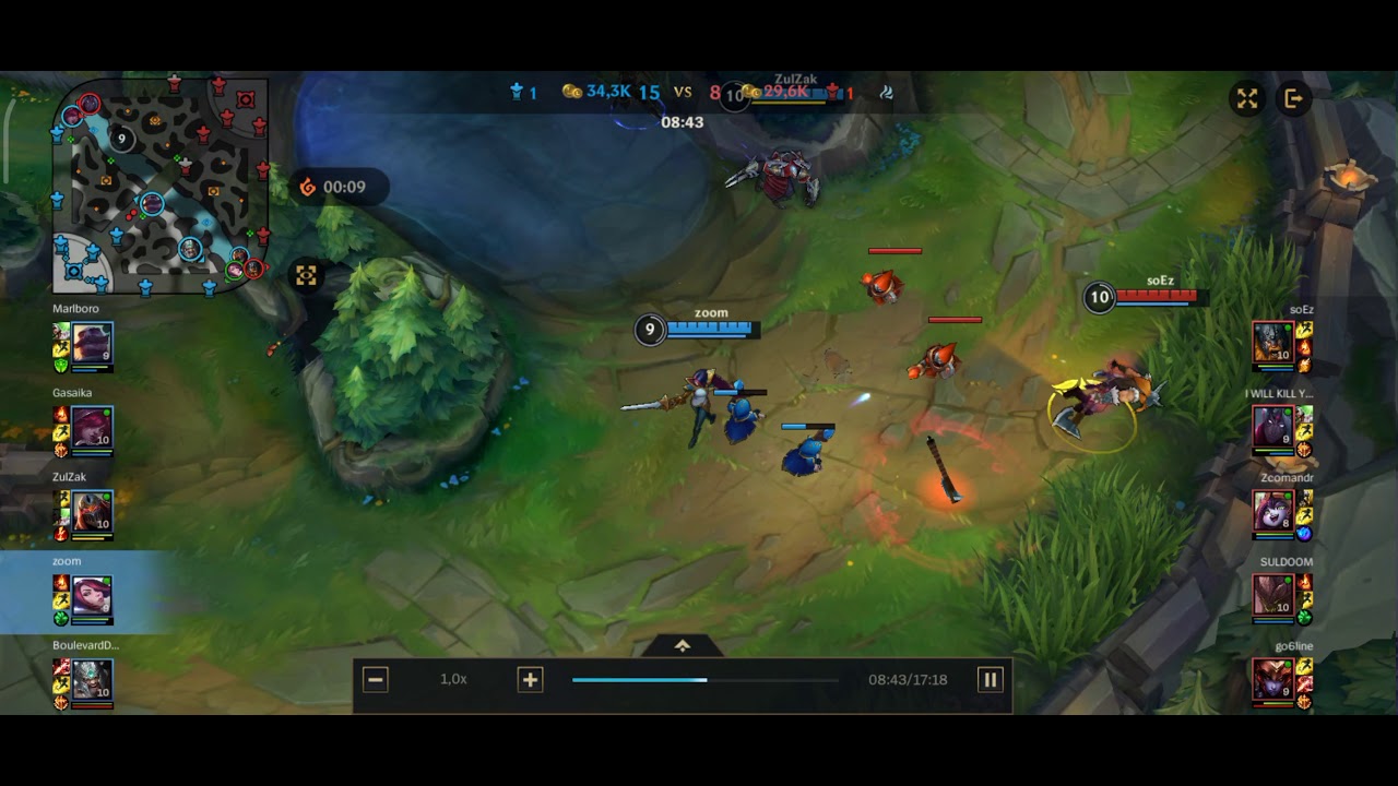 steal fire dragon in fiora|Wild rift - YouTube