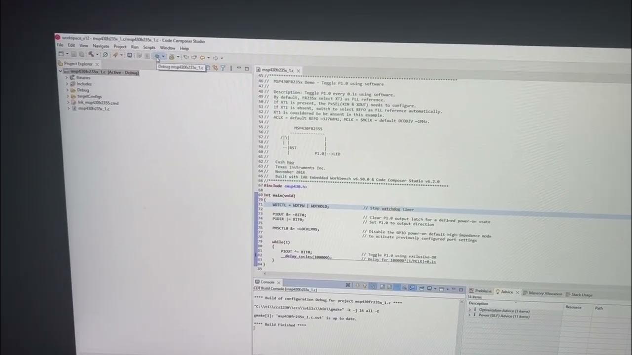 ECGR 3101 Lab 1 - Introduction to Code Composer Studio - YouTube