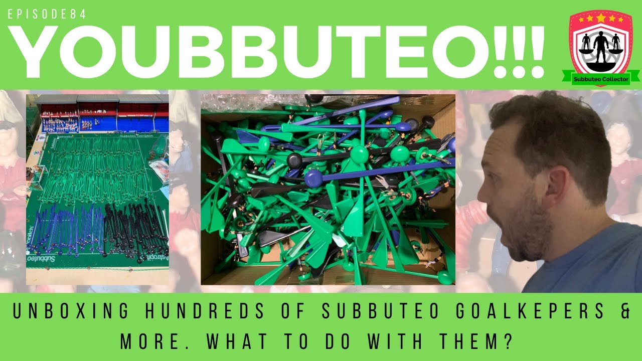 Unboxing Hundreds of Subbuteo Goalkeepers and more!!! What to do with ...