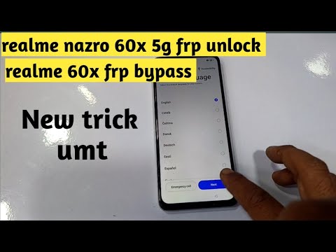 realme nazro 60x frp unlock umt .new method - YouTube