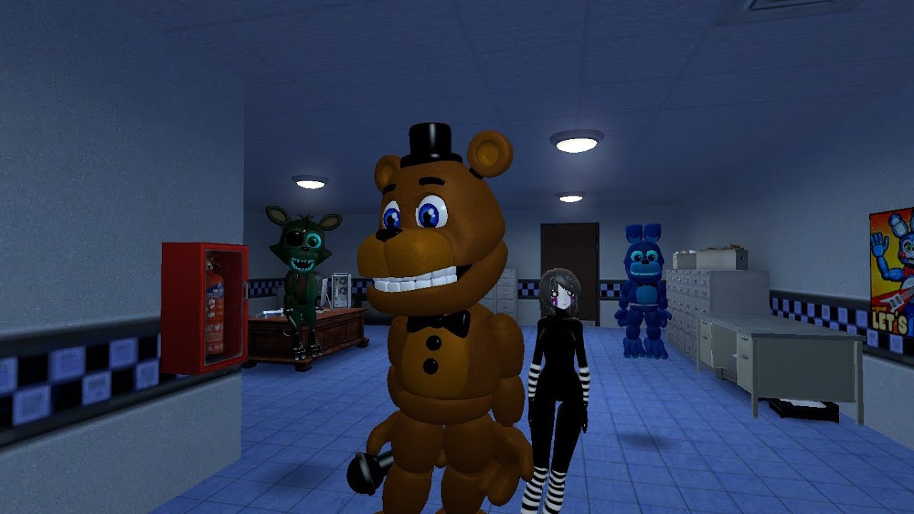 Gmod FNAF Freddy and friends Marie's misses her friend - YouTube