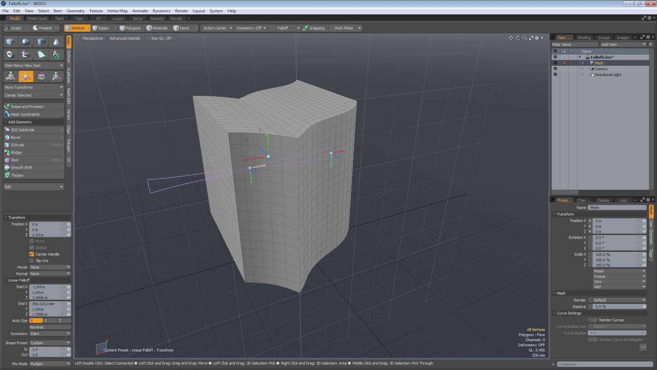 Modo With 3ds Max | Falloffs - YouTube
