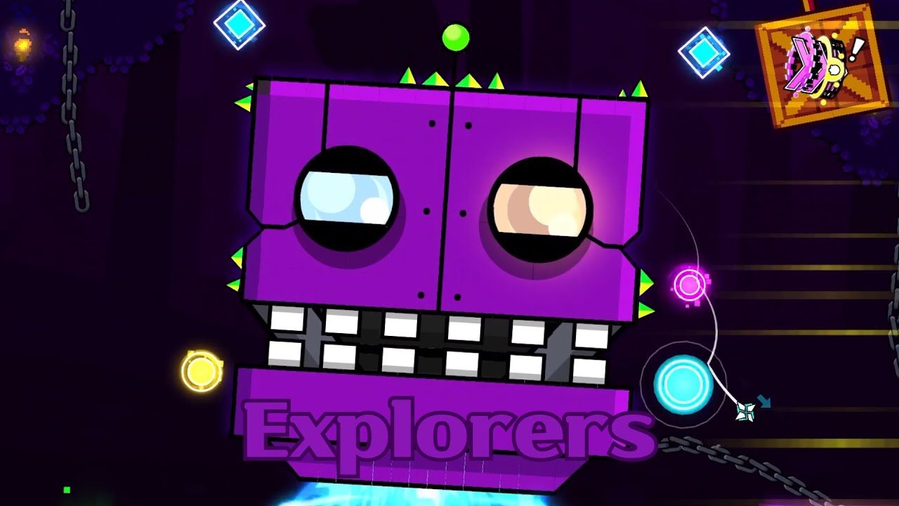"Explorers" [Geometry dash] [3/3Coins] - YouTube