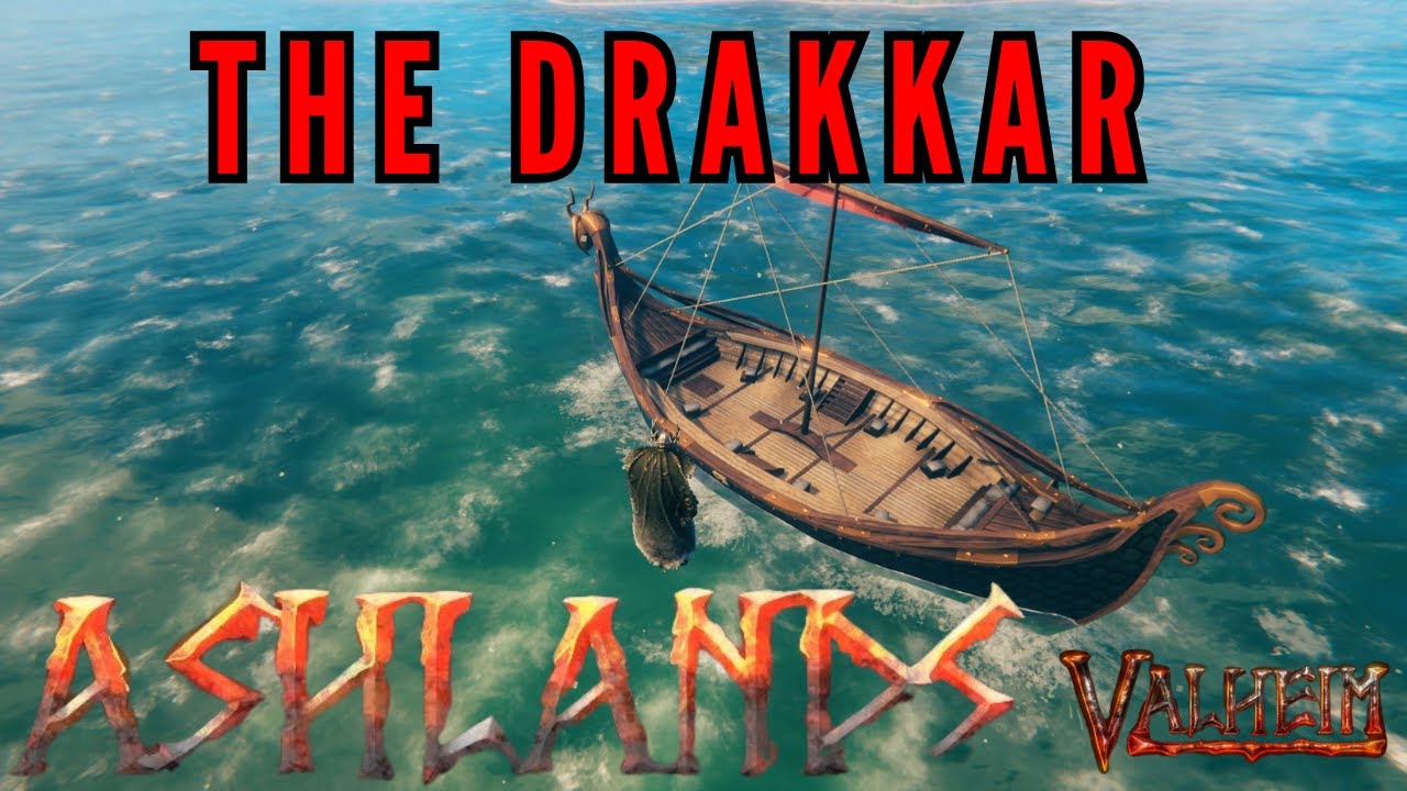 Valheim Ashlands - The Drakkar! - YouTube