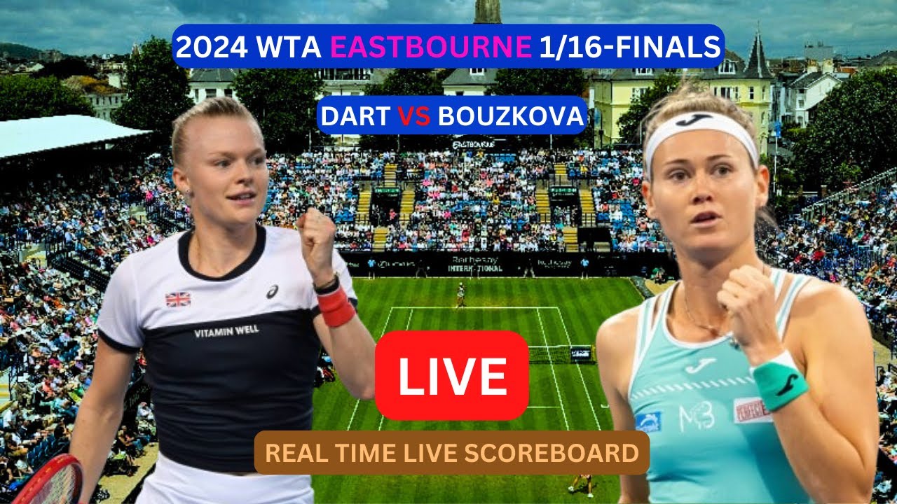 Harriet Dart Vs Marie Bouzkova LIVE Score UPDATE Today Womens Tennis ...