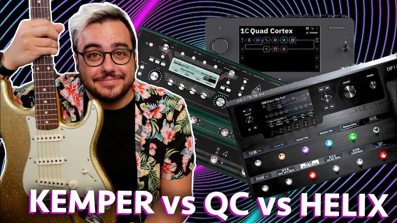 Kemper vs Quad Cortex vs Helix (you can't tell the difference!) - YouTube