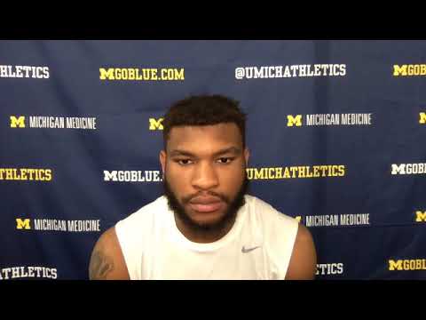 Michael Barrett - Indiana Postgame - Michigan Wolverines Football - YouTube