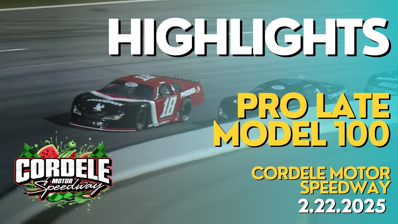 HIGHLIGHTS: Atlanta Paving Pro Late Model 100 at Cordele - YouTube
