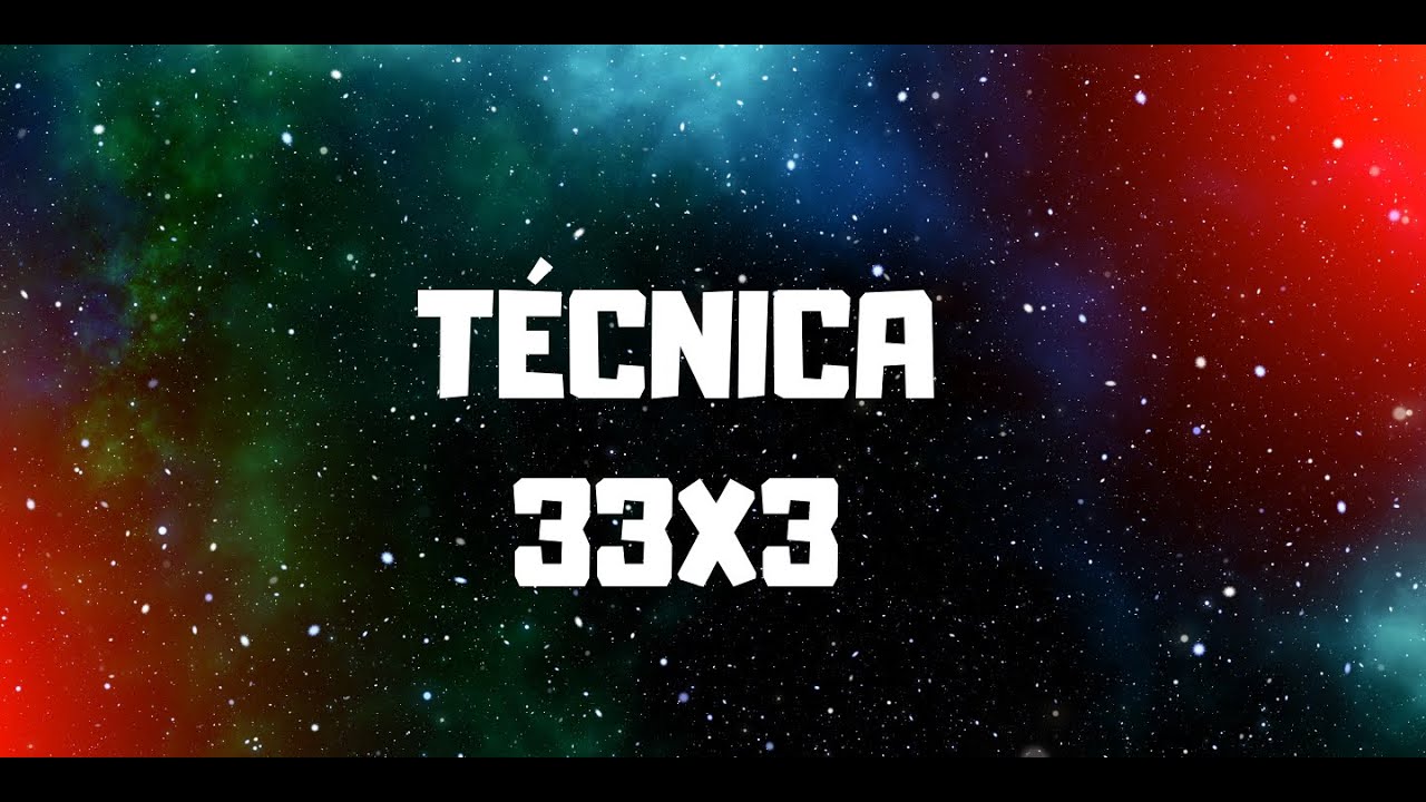 Técnica Método 33x3 Passo a Passo Explicado por Bruno Silva SB Lei da ...