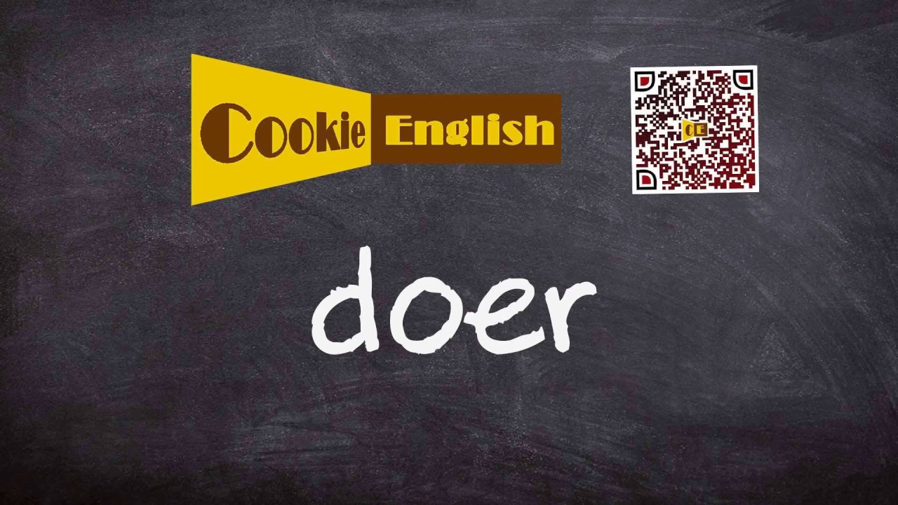 Doer Pronunciation, Paraphrase, Listen & Practice - YouTube