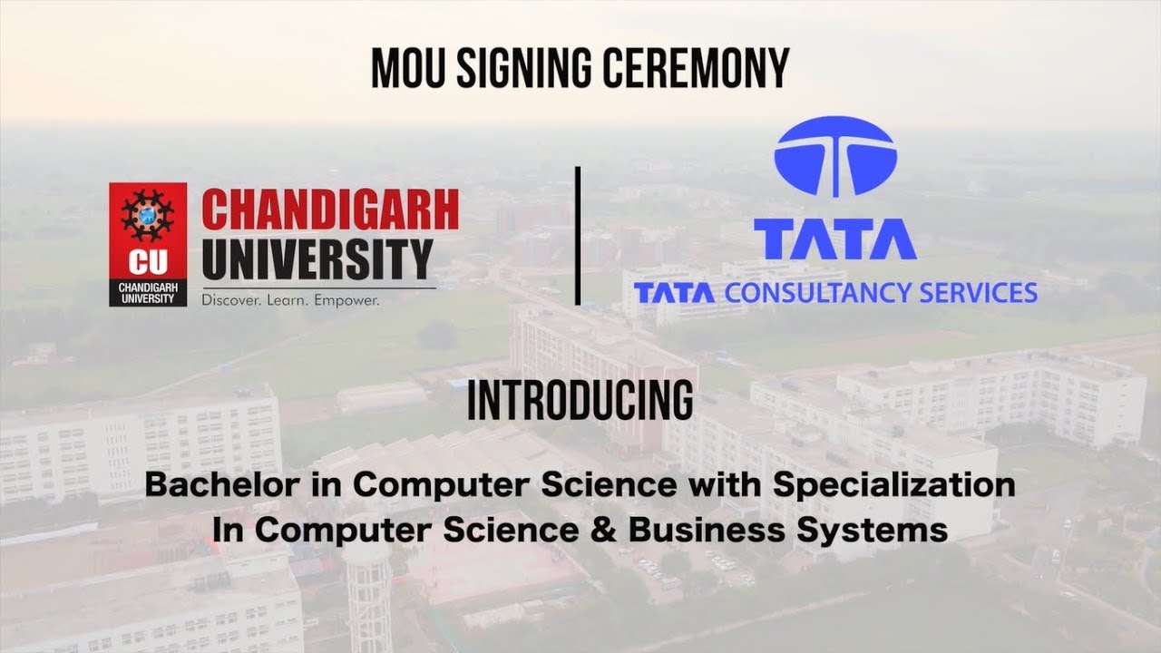 MOU Signing Ceremony with Tata Consultancy Services (TCS) - YouTube