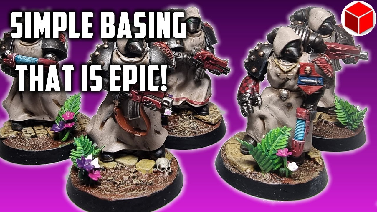 How To Make Simple Warhammer Bases That Are Epic! - YouTube