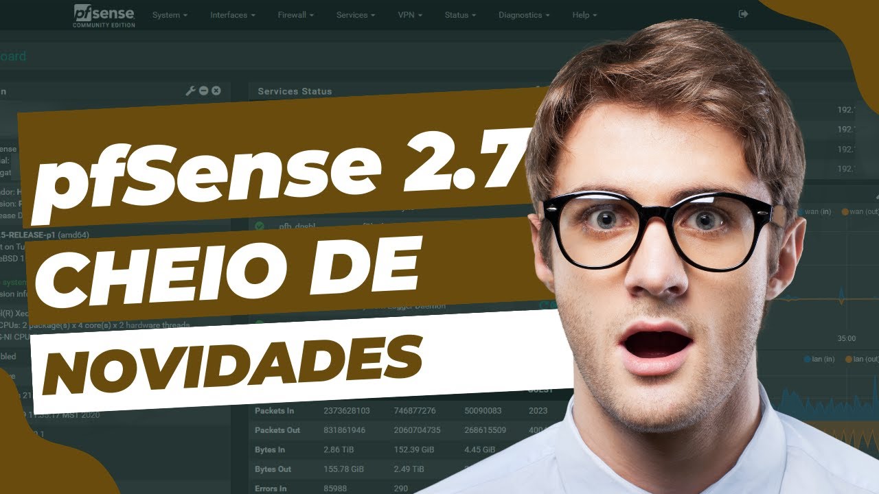 pfSense 2.7 - Atualização e primeiras impressões - YouTube